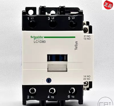 正品 施耐德交流接触器LC1-D8011 LC1D80Q7C ith125A 380V 全新