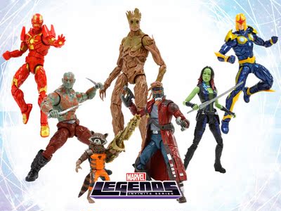 玩物尚志 漫威marvel legends银河护卫队铂金传奇系列可动 钢铁侠