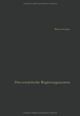 【预售】Das Sowjetische Regierungssystem: Die Grundlag...