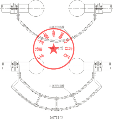 MGTS2型管母线跳线线夹150/170/200/250