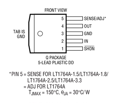 进口原装 LT1764EQ LT1764AEQ LT1764 DDPAK 现货可直拍