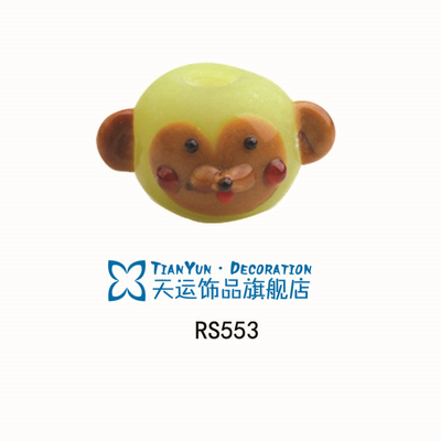 小猴子生肖饰品琉璃珠