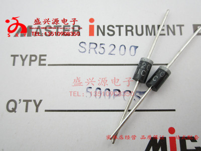 SR5200可代MBR5200A 肖特基/整流二极管 200V5A二极管电源板12V