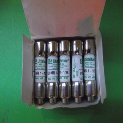CCMR 1-1/2 美国力特Time-Delay延时熔断器/保险丝1.5A600V正品