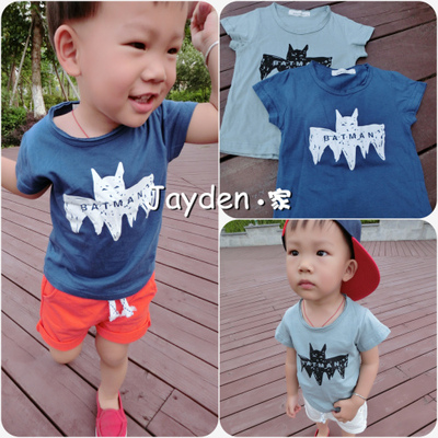 夏季卡通风印花打底衫短袖t恤