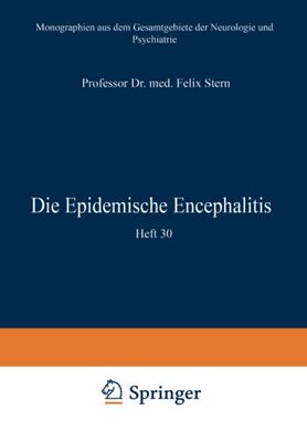 【预订】Die Epidemische Encephalitis: Heft 30