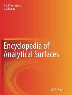 【预订】Encyclopedia of Analytical Surfaces
