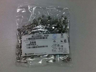 力特玻璃保险丝管0.05A 50mA 250V F50mAL250VP 5*20mm 快熔快断