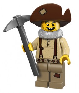 【冬忆】lego乐高 人仔 抽抽乐12季 71007 矿工采矿者 现货剪口