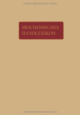 【预订】Biochemisches Handlexikon: III. Band...