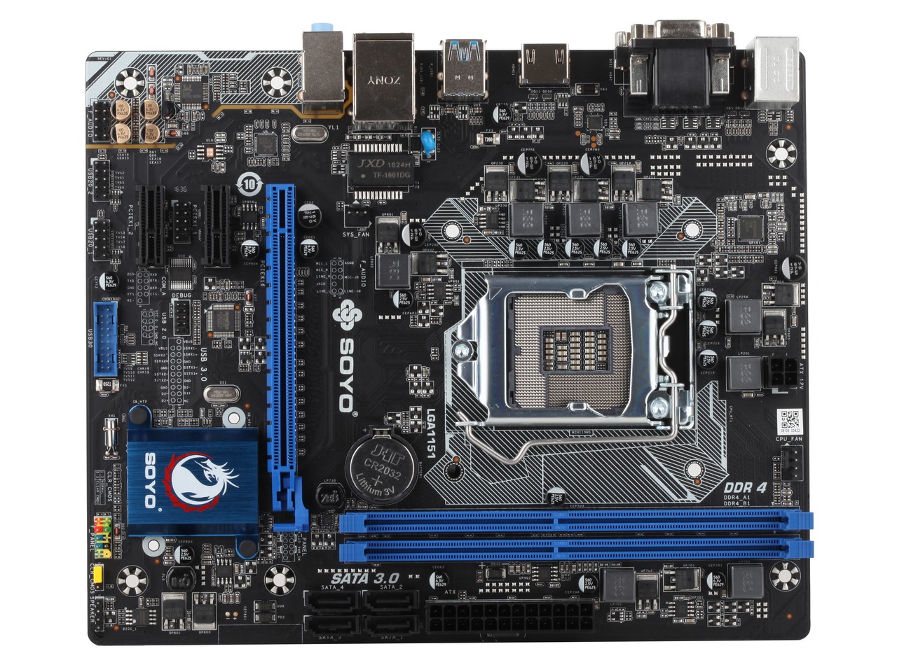 梅捷SY-H110D4全固版 V2.0 H110主板特价正品主板cpu套装_虎窝淘