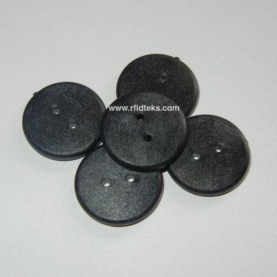 IC电子巡检标签 RFID双孔纽扣标签 13.56MHZ NT 215芯片 20BMM