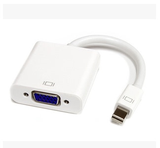 苹果mini displayport to vga连接线 Mac接投影仪 迷你DP转VGA