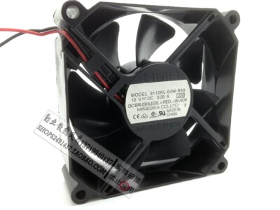 NMB 8025 8cm机箱电源风扇12V 0.30A 3110KL-04W-B50 双滚珠