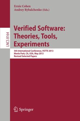 【预订】Verified Software: Theorie, Tools, E...