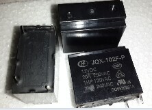 JQX-102F-P-12VDC HF102F-P一组常开4脚20A250VAC空调专用继电器