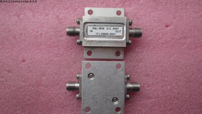 K&L 进口 171-29900-2001 400MHz SMA RF射频微波同轴低通滤波器