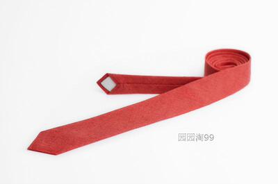 欧洲衬衣西装复古棉麻手工领带