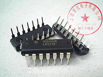 LM324N  TI  DIP-14〖正品原装〗赛格市场三楼G332室实体店 现货