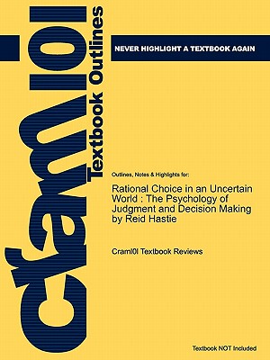 【预售】Studyguide for Rational Choice in an Uncertain Wo...