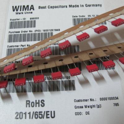 德国WIMA 电容全系列 订购MKS2 MKS4 MKP2 MKP4 FKP2 FKS2 MKP10