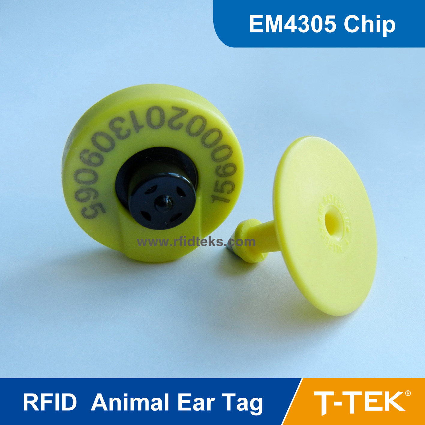 动物耳标 RFID耳标 符合标准ISO11784/785 电子耳标 EM4305猪耳标