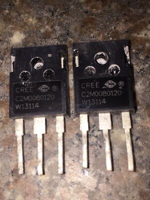 C2M0080120 D 31.6A1200V 碳化硅MOS管 原装原字进口拆机 大功率