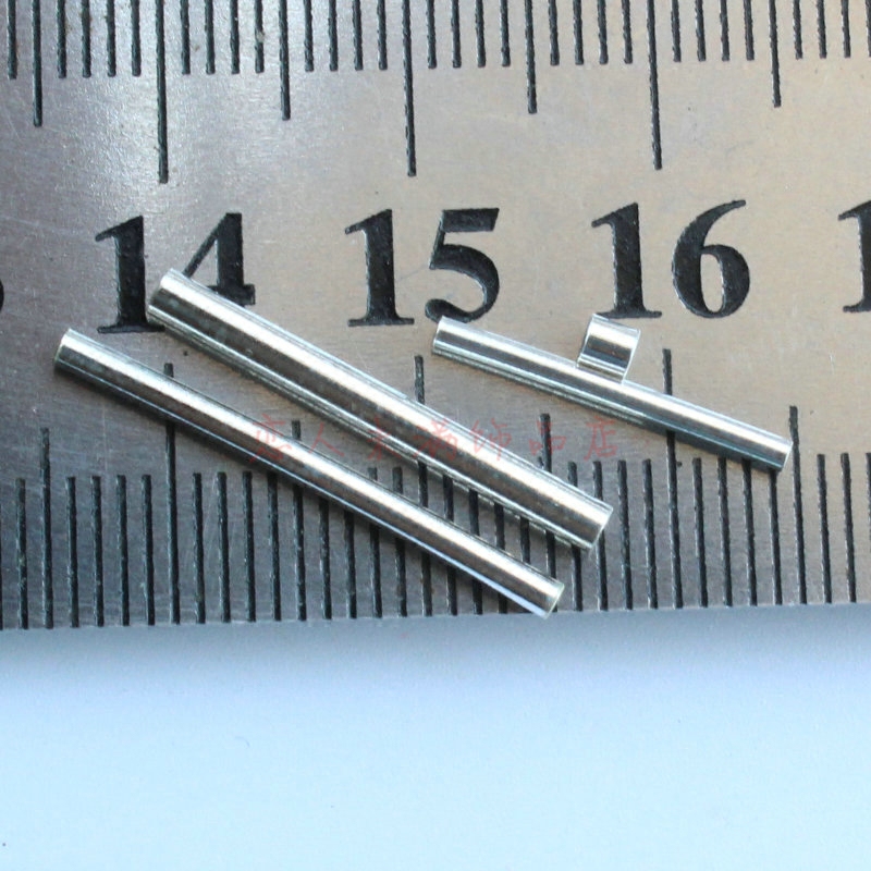 s925纯银1.3-1.5-2mm空心圆管直管手工饰品diy配件手串项链配饰_虎窝淘