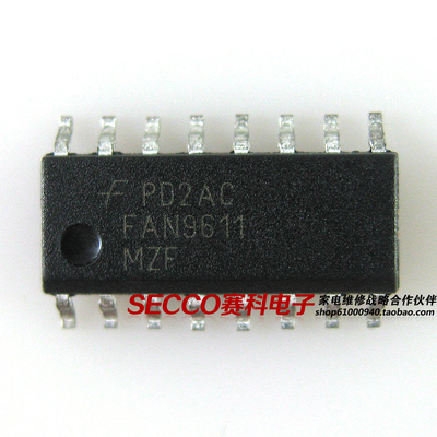 〖全新原装〗FAN9611 FAN9611MX 功率因数校正PFC控制器 集成电路