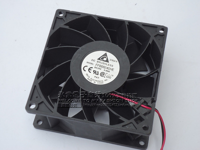 原装正品台达 FFB0924SHE DC24V 0.60A 9038 9CM 变频器散热风扇