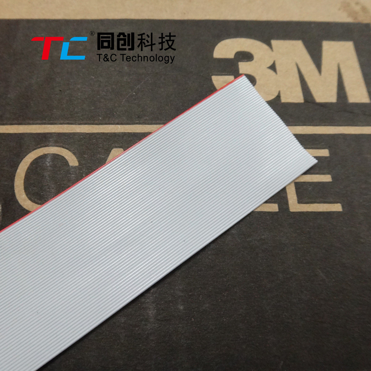 3M 3754/34-300 0.635mm间距 34P灰色排线配1.27FC多股_虎窝淘