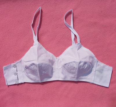 中老年簿款文胸 纯棉布小杯文胸 适合下胸围72-76