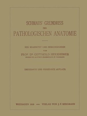 【预订】Schmaus Grundriss Der Pathologischen...