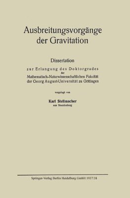 【预订】Ausbreitungsvorgange Der Gravitation