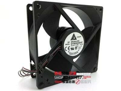 台达 9厘米 9232 24V 0.38A EFB0924SHF 3线 变频器风扇 大量现货