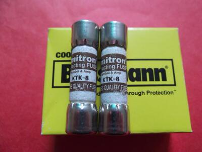 KTK-8 Limitron美国博士曼快熔熔断器/保险丝 8A 600V 正品