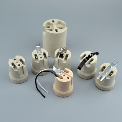 陶瓷灯座E27灯头螺口耐高温支架