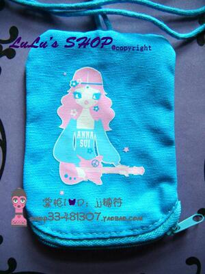 Anna Sui安娜苏Rock Me II摇滚甜心summer of love钥匙零錢包卡夹