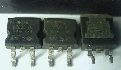 大芯片原装进口拆机 P75NF75 75N75场效应管贴片式TO-263_虎窝淘