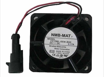 全新NMB-MAT风机 风扇 2410ML-05W-B60 6025 24V ABB变频器风扇