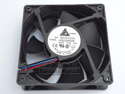 现货原装台达 AFB1224SHE 12038 24V 0.75A 12CM大风量变频器风扇