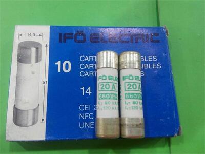 进口熔断器保险丝陶瓷 14X51MM GOULD 正品 20A 500V 120KA