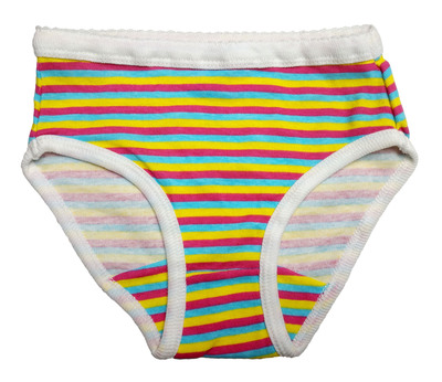 女童条纹全棉三角内裤