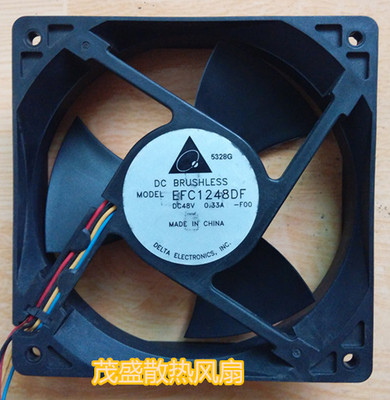 HAWEI 华为专用风扇 12cm EFC1248DF -F00 48V 4线PWM 散热风扇