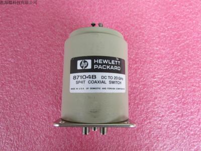 87104B  HP  DC-20GHz SP4T 24V SMA 单刀四掷射频微波同轴开关