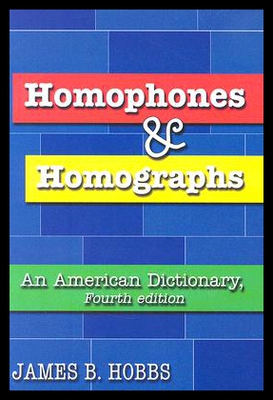 【预售】Homophones and Homographs: An American Dictionary