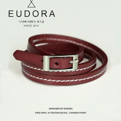 多圈红色时尚风复古百搭细手链