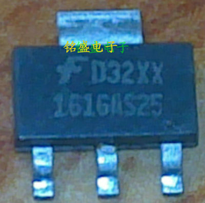 贴片三极管FAN1616AS25X 2.5V 500MA SOT223丝印1616AS25