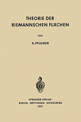 【预订】Theorie Der Riemannschen Flachen