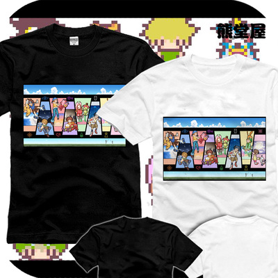 数码宝贝数码暴龙digimon第一部初代怀旧纯棉衣服T恤短袖